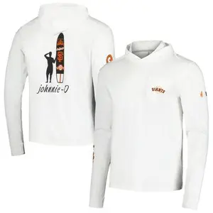 Johnnie-o San Francisco Giants Eddie Long Sleeve Hoodie T-shirt - White