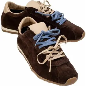 FOREVER & ALWAYS SHOES Crea Leather Sneakers Dark Brown Leather
