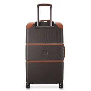 DELSEY PARIS Chatelet Air 2.0 Hardside 26" Checked Spinner Luggage - Chocolate Brown