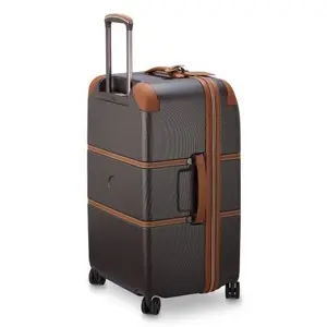 DELSEY PARIS Chatelet Air 2.0 Hardside 26" Checked Spinner Luggage - Chocolate Brown