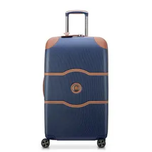 DELSEY PARIS Chatelet Air 2.0 Hardside 26" Checked Spinner Luggage - Navy Blue