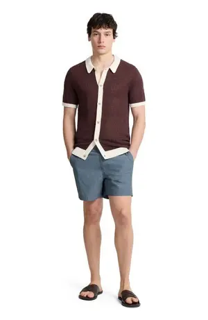 Onia Onia Calder Buckle 5" Swim Trunk Mist