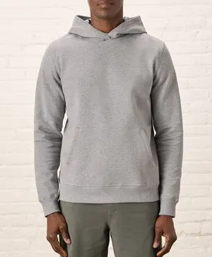 PACT Organic Cotton Cloud Brushed Fleece Pullover Hoodie