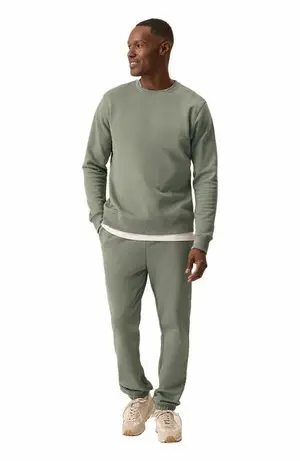 PACT Organic Cotton Cloud Brushed Fleece Crew Sweatshirt