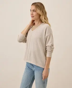 PACT Organic Cotton Classic Fine Knit Relaxed Sweater