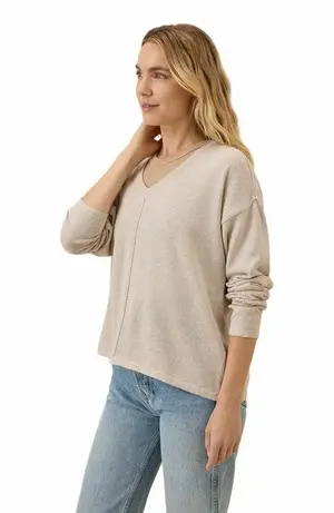 PACT Organic Cotton Classic Fine Knit Relaxed Sweater
