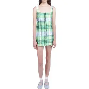 Anna Sui Capri Plaid Mini Dress