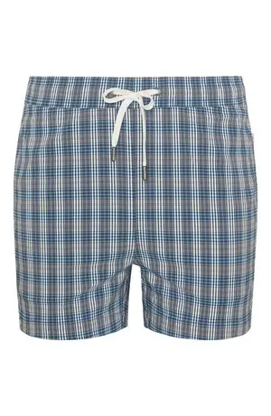 Onia Charles 4" Swim Trunk - Blue/white Mult