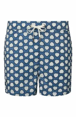Onia Charles 4" Swim Trunk - Dark Blue Multi