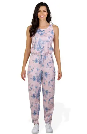 MIA BELLE GIRLS Tie-dye Jumpsuit - Pink