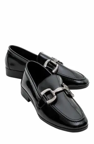 FOREVER & ALWAYS SHOES Rous Leather Bit Loafer