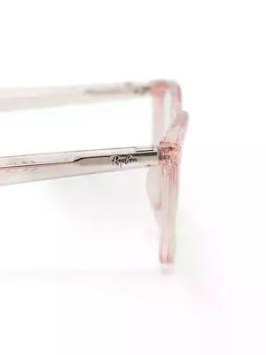Ray-ban Square Frame Glasses - Pink