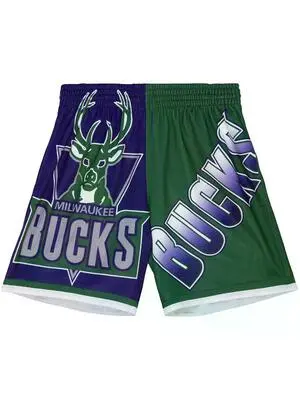 Mitchell & Ness Nba Milwaukee Bucks Big Face 5.0 Shorts