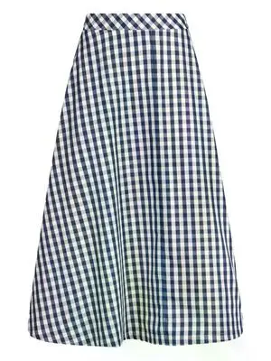 Liu Jo Checked Midi Skirt