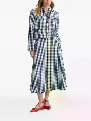 Liu Jo Checked Midi Skirt