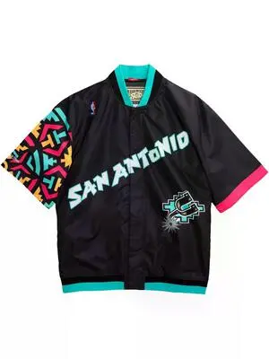 Mitchell & Ness Nba Authentic "spurs 95" Jacket - Black