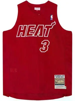 Mitchell & Ness Nba Miami Heat 2012 Dwyane Wade Christmas Day Jersey - Red