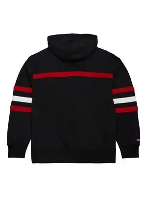 Mitchell & Ness Nba Vintage Logo Bulls Hoodie - Black