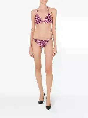 Moschino Print Bikini Top