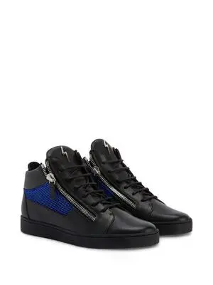 GIUSEPPE ZANOTTI Kriss Leather Sneakers - Black