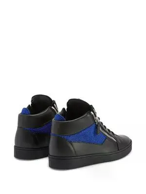 GIUSEPPE ZANOTTI Kriss Leather Sneakers - Black