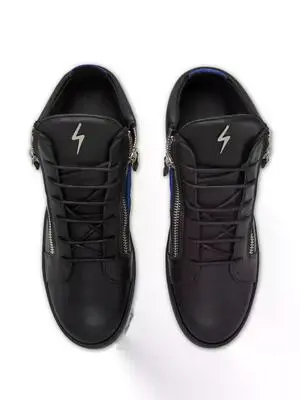 GIUSEPPE ZANOTTI Kriss Leather Sneakers - Black