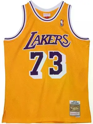 Mitchell & Ness 1998/99 Dennis Rodman Los Angeles Lakers Swingman Player Jersey - Yellow