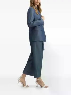 Liu Jo Logo-plaque Blazer - Blue