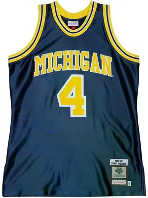 Mitchell & Ness 1991/92 Chris Webber Michigan Wolverines Alumni Authentic Jersey - Blue