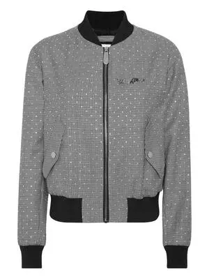 Philipp Plein Cropped Bomber Jacket