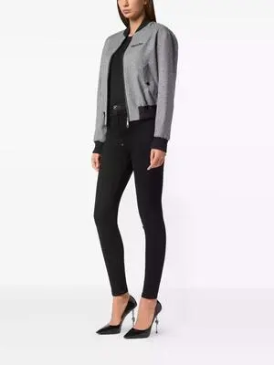 Philipp Plein Cropped Bomber Jacket