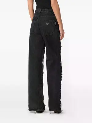 Philipp Plein Mesh Strass Jeans