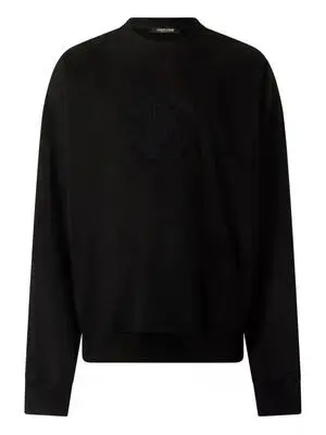 Roberto Cavalli Logo-embroidered Sweatshirt - Black