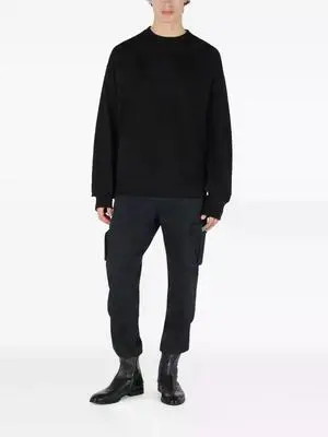Roberto Cavalli Logo-embroidered Sweatshirt - Black