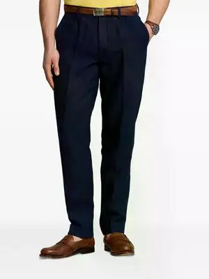 Polo Ralph Lauren Linen Trousers - Blue