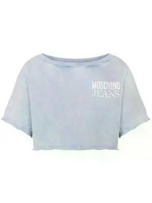 Moschino Jeans Drop Shoulder Tops