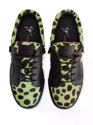 GIUSEPPE ZANOTTI Frankie Double-zip Low-top Sneakers - Black