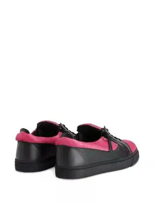 GIUSEPPE ZANOTTI Frankie Double-zip Low-top Sneakers - Pink