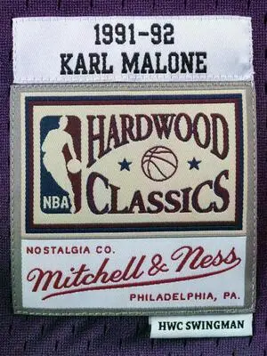 Mitchell & Ness Nba Utah Jazz 91 Karl Malone Swingman Jersey - Purple