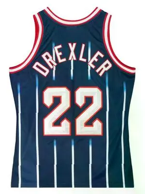Mitchell & Ness Nba Houston Rockets 96 Clyde Drexler Authentic Road Jersey