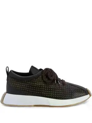 GIUSEPPE ZANOTTI Ferox Lace-up Low-top Sneakers - Black
