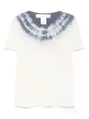 Isabel Benenato Tie-dye T-shirt - Neutrals
