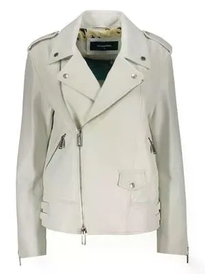 Dsquared2 Leather Biker Jacket