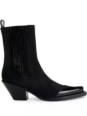 Alexandre Vauthier Suede Ankle Boots