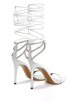 Alexandre Vauthier 111mm Lace-up Sandals