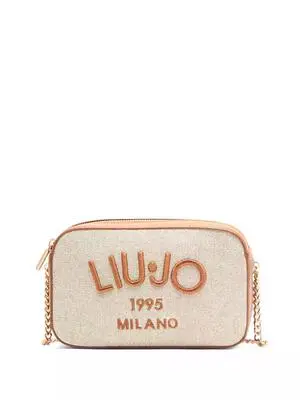 Liu Jo Logo-embroidered Cross Body Bag - Neutrals