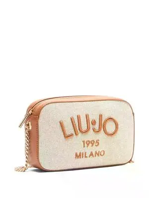 Liu Jo Logo-embroidered Cross Body Bag - Neutrals