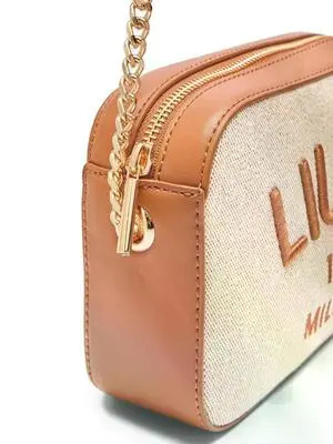 Liu Jo Logo-embroidered Cross Body Bag - Neutrals