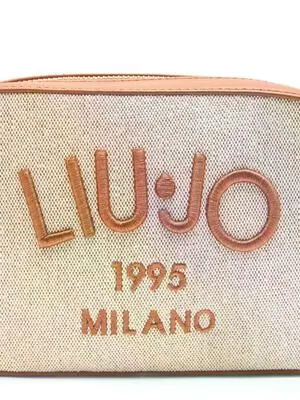 Liu Jo Logo-embroidered Cross Body Bag - Neutrals
