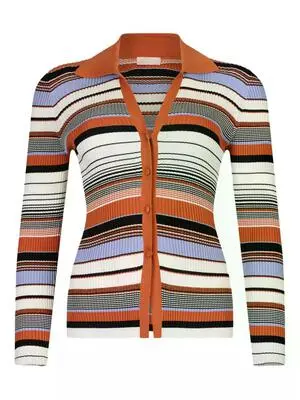 Liu Jo Striped Cardigan - Red